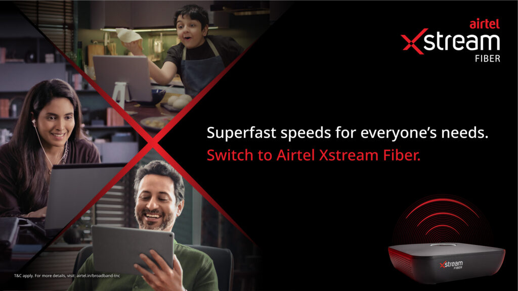 Airtel Xstream Fiber’s new film by DDB Mudra offers a solution to the ...