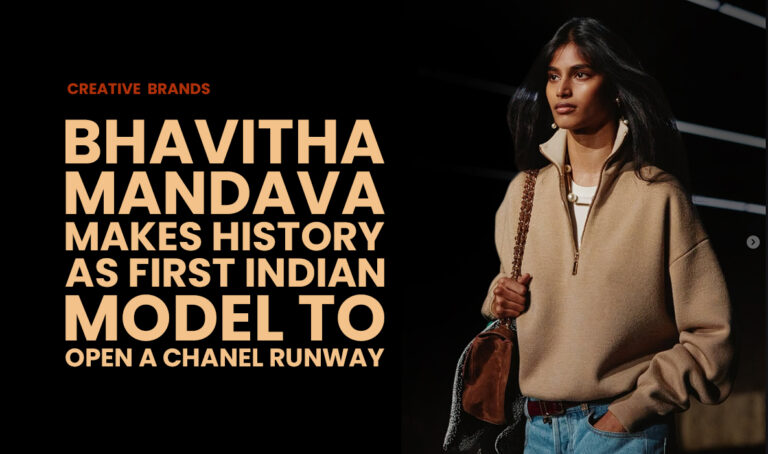 BHAVITHA MANDAVA MAKES HISTORY AS FIRST INDIAN MODEL TO OPEN A CHANEL RUNWAY | Creative Brands