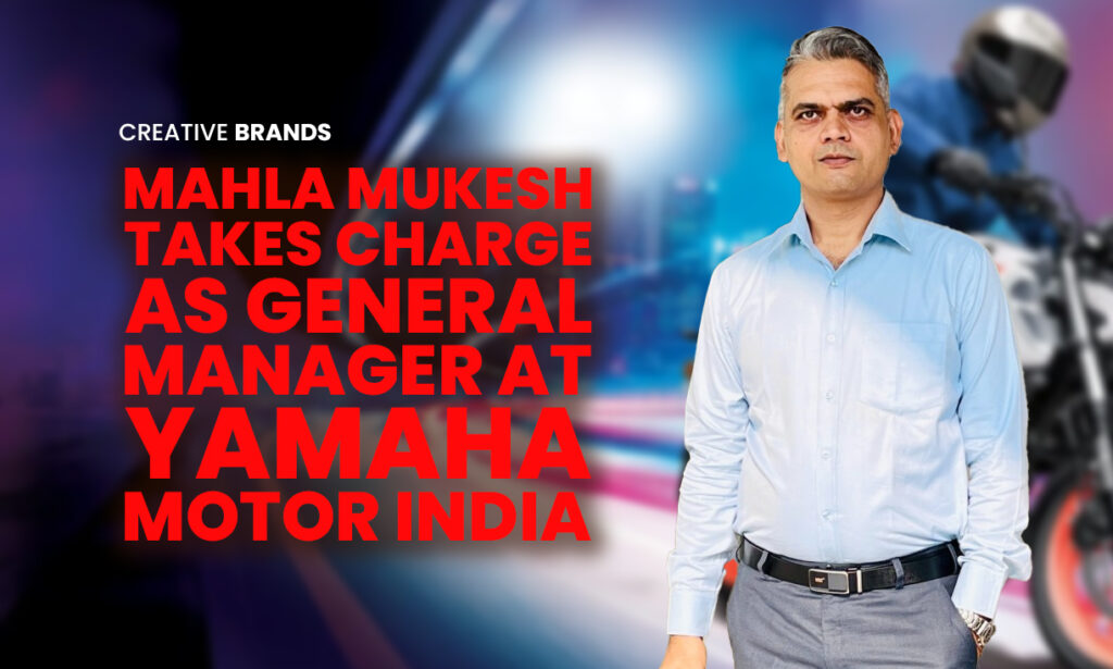 MAHLA MUKESH TAKES CHARGE AS GENERAL MANAGER AT YAMAHA MOTOR INDIA ...